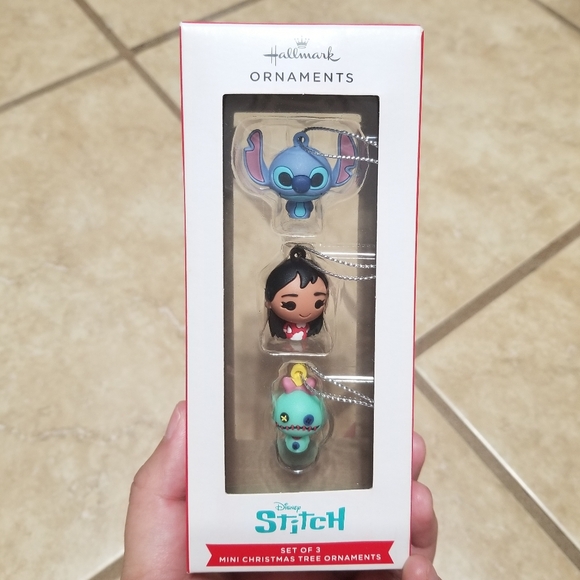 Hallmark | Holiday | Hallmark Lilo Stitch 3pc Mini Ornaments Stitch ...